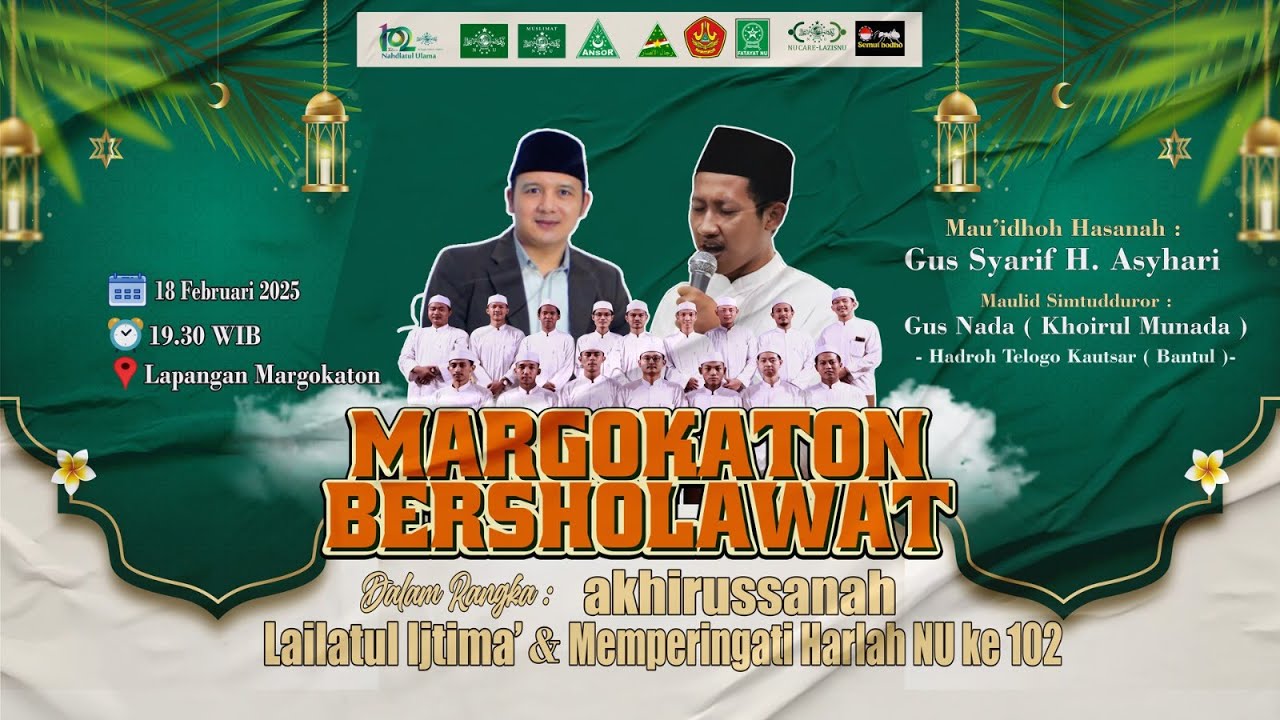 🔴LIVE MARGOKATON BERSHOLAWAT | GUS SYARIF HIDAYAT & GUS MUNADA | 18 ...