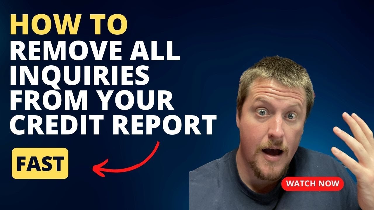 How to Remove Hard Inquiries in 15 minutes - YouTube