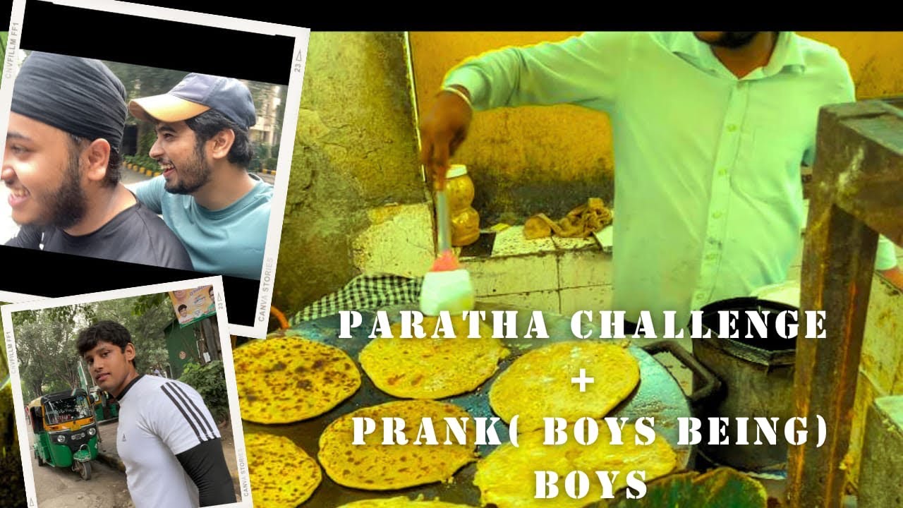 Parathe Eating Challange || Prank ho gya tgda🤣 - YouTube