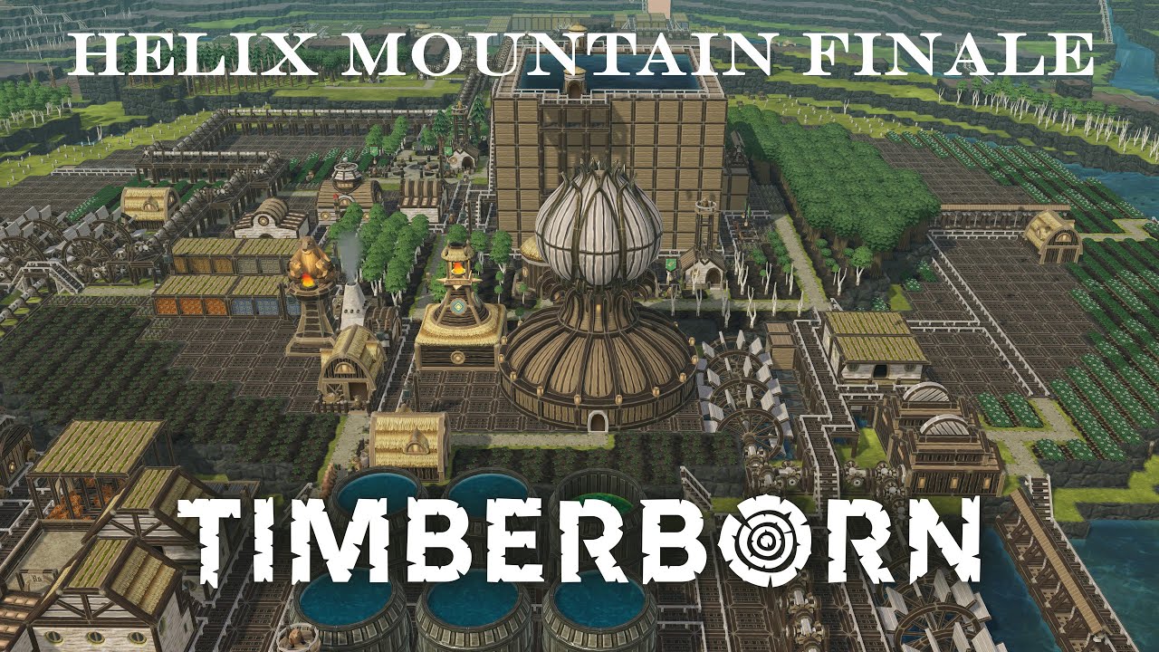 Timberborn Helix Mountain Finale - The Earth Recultivator! - YouTube