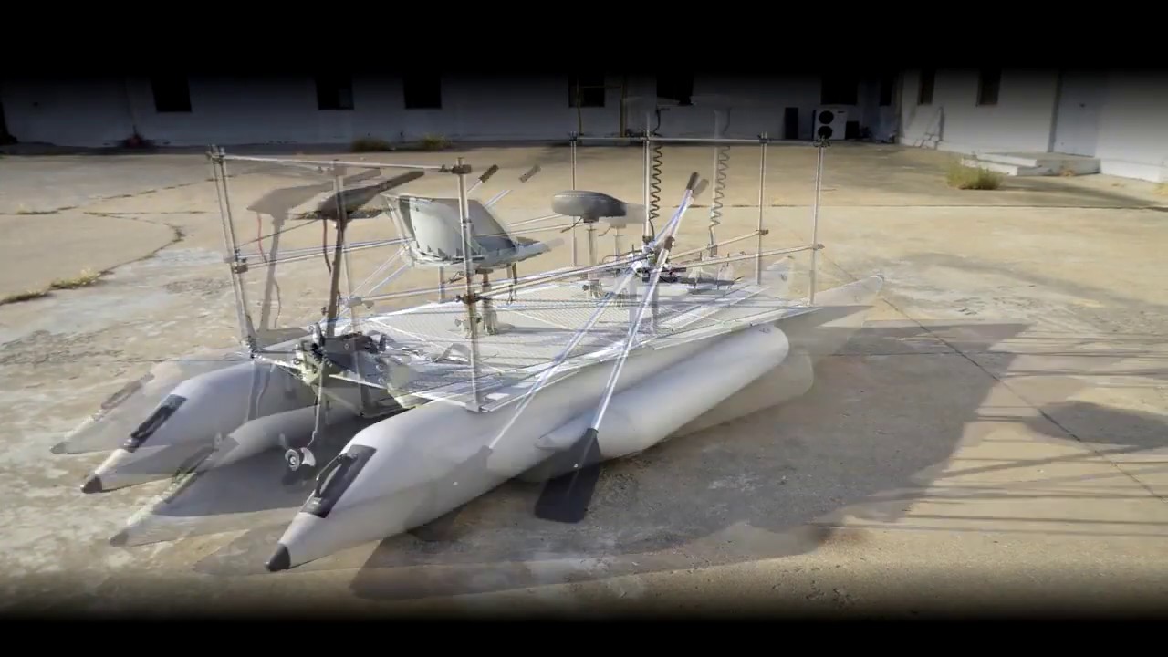 UNIQUE CONSTRUCTION DESIGN ~ FISHME PONTOON FISHING BOAT - YouTube