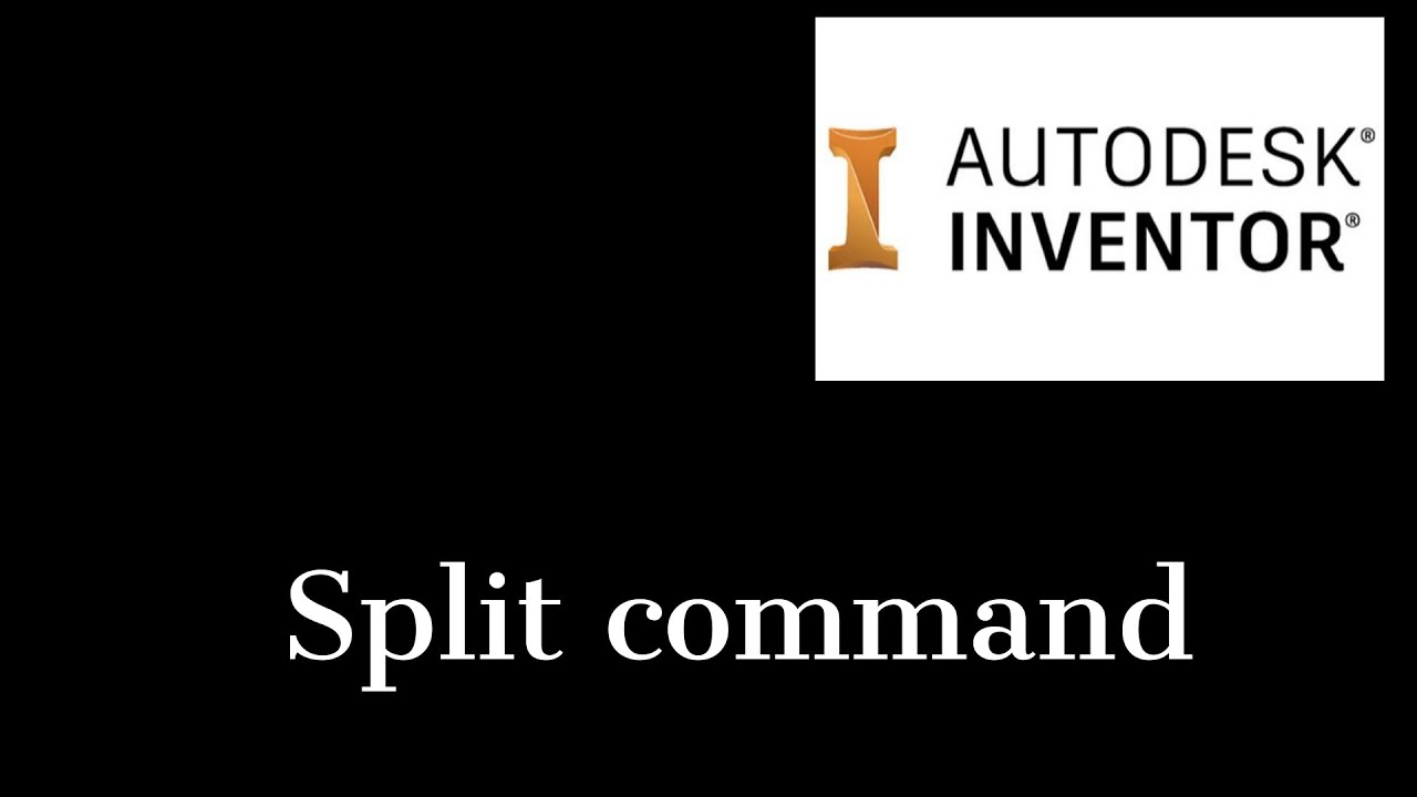 How To Split In Inventor 2021 YouTube How To Split In Inventor 2021 YouTube