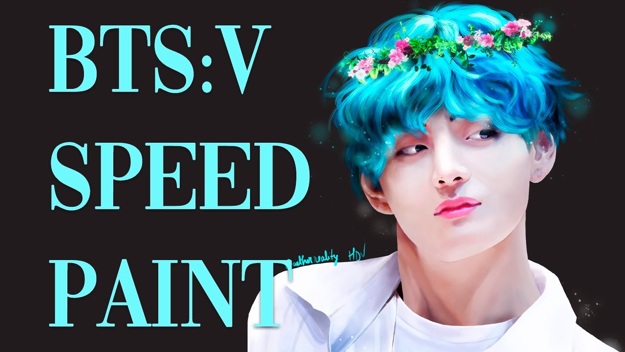BTS V Speed Paint | Portrait Time Lapse - YouTube