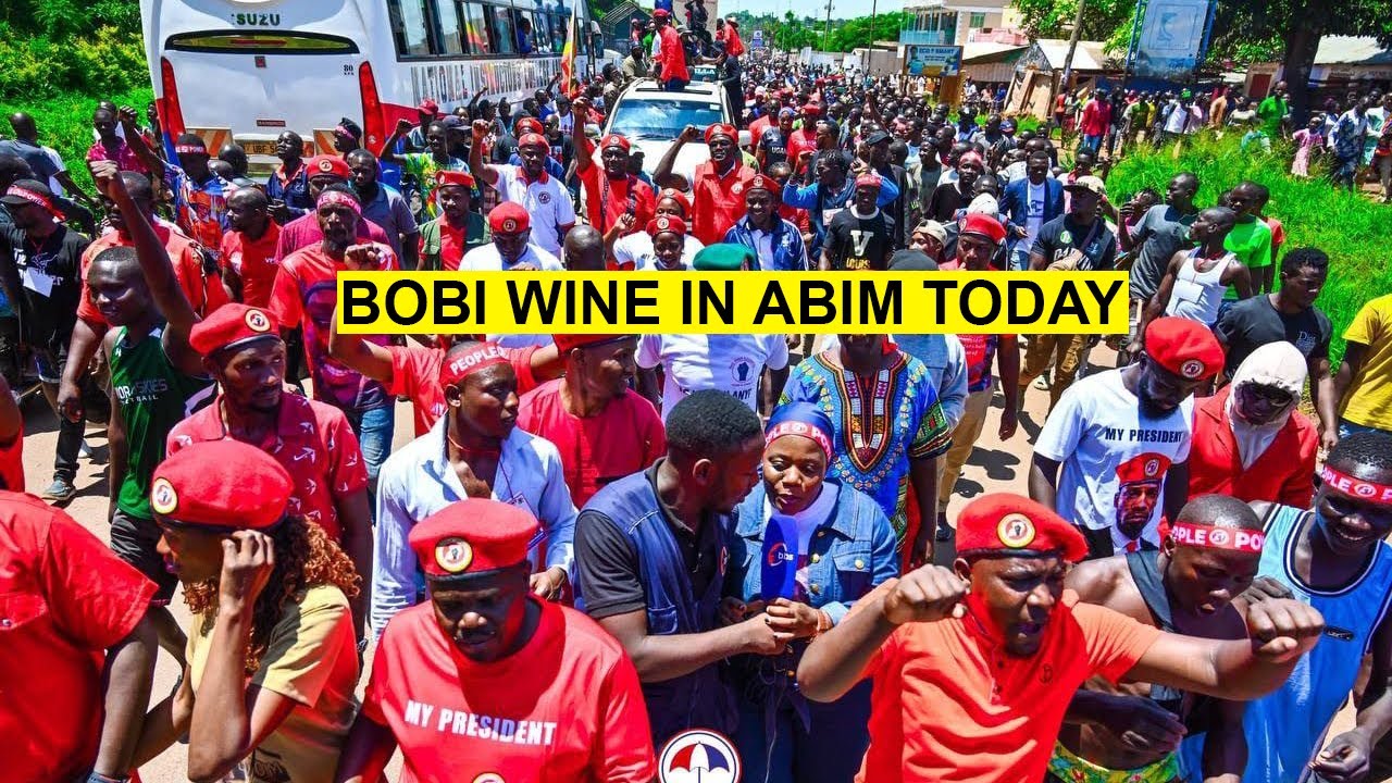 HAPPENING NOW: BOBI WINE ARRIVES IN ABIM | NUP COUNTRY TOUR PHASE 3 ...