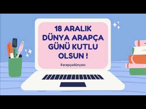18 ARALIK DÜNYA ARAPÇA GÜNÜ