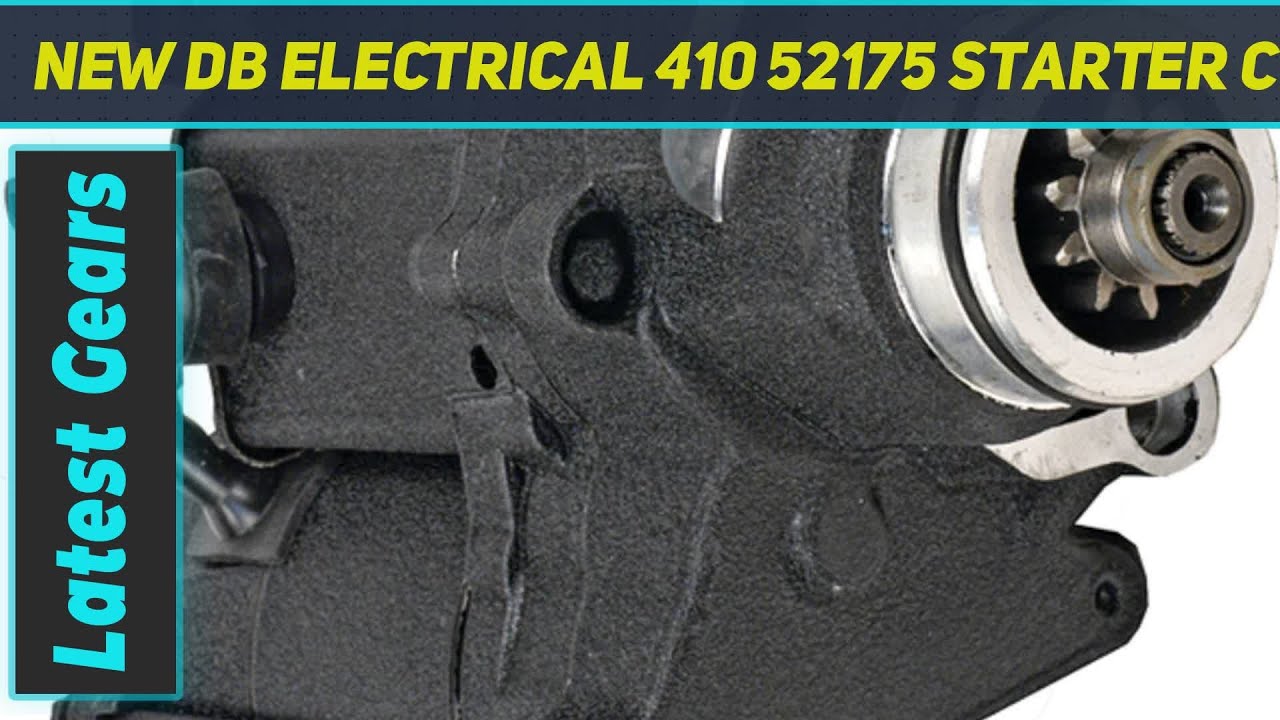 New DB Electrical 410 52175 Starter Compatible - Review 2023 - YouTube