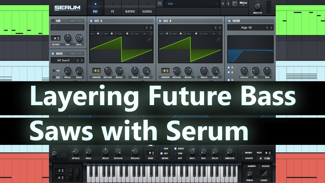 Layering Future Bass Saws with Serum - YouTube