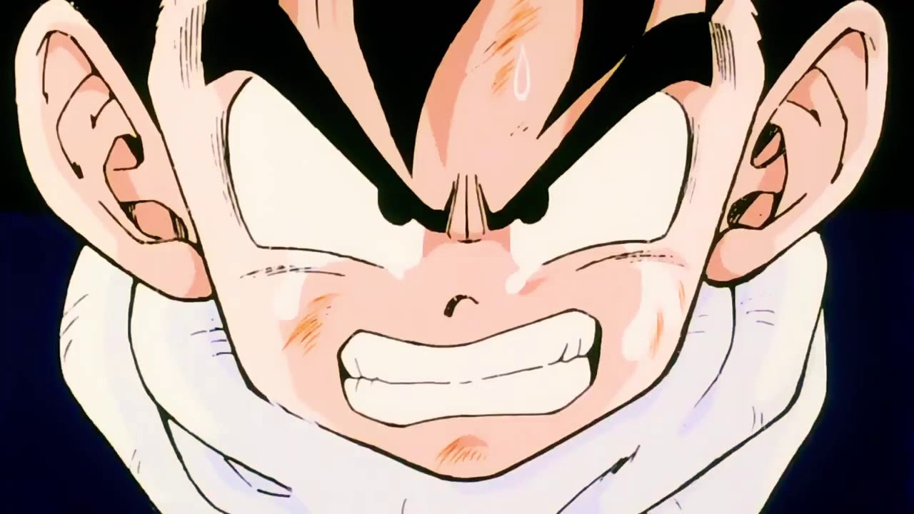 Gohan used his special attack against Nappa in dbz (eng dub) - YouTube