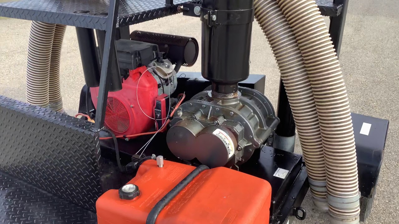 MBW mod. PBV850 towable vacuator rock & debris vacuum | Lot 2-40641 ...