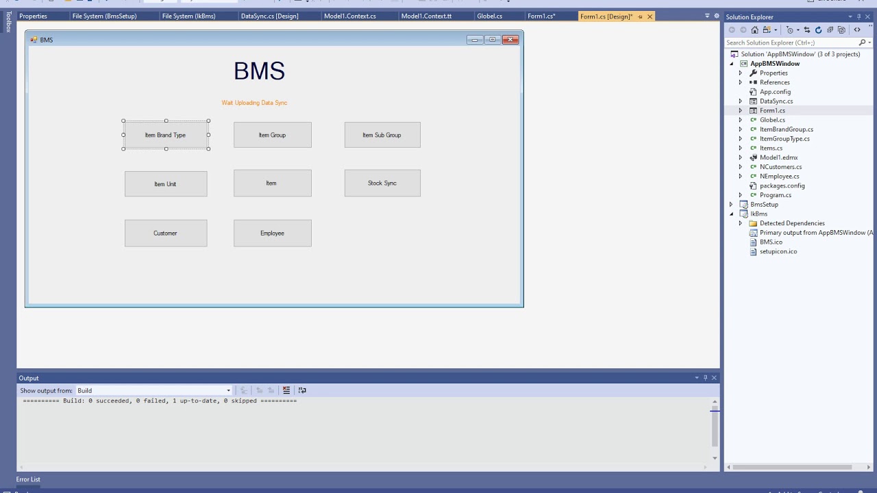 Data Synchronization Desktop Application Coding In Core Asp