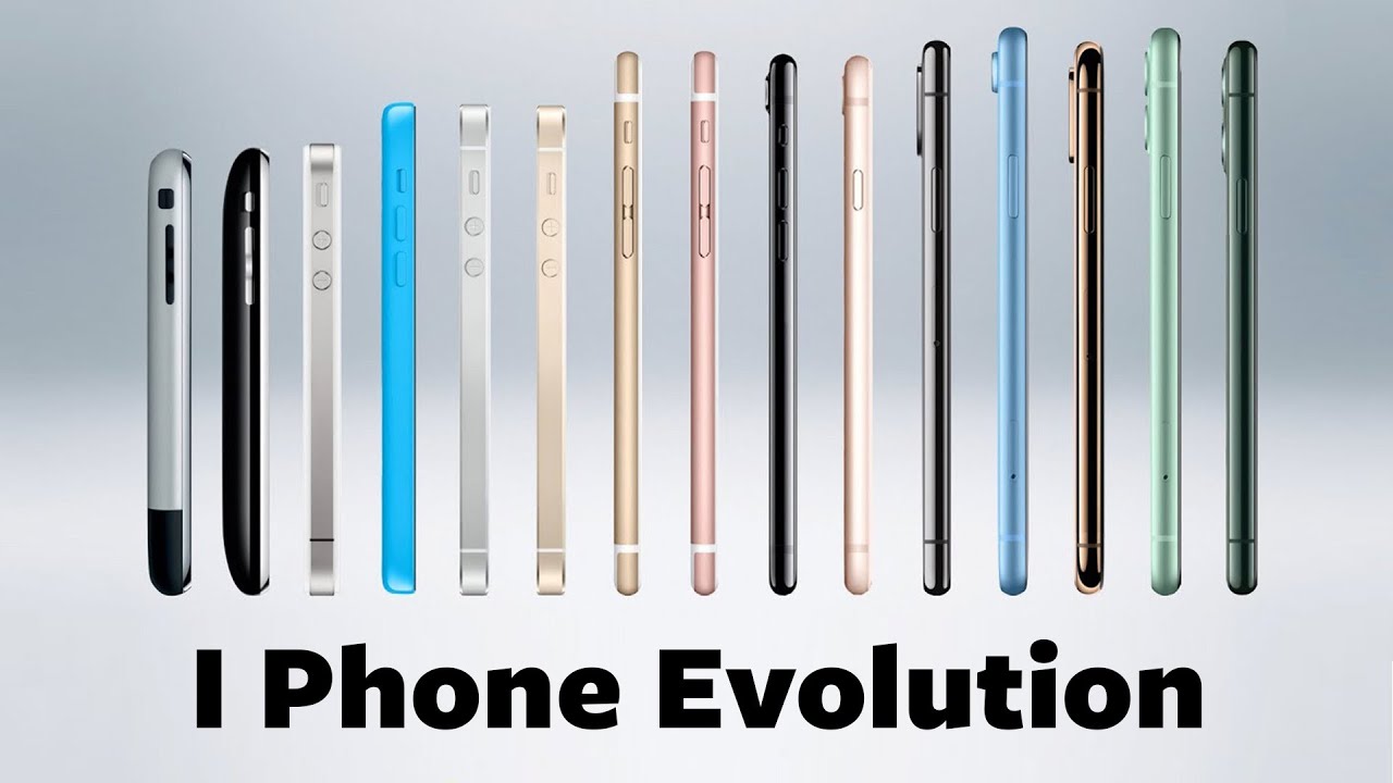 The Complete Evolution of iPhone #iphone #evolution - YouTube