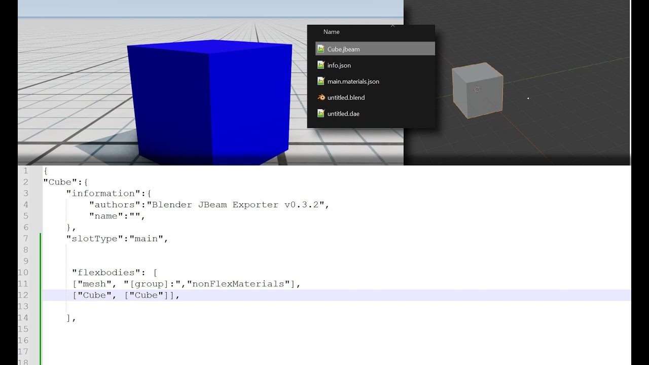 Worlds Easiest Jbeam Tutorial in just 5 Minutes 🤔 - BeamNG - YouTube