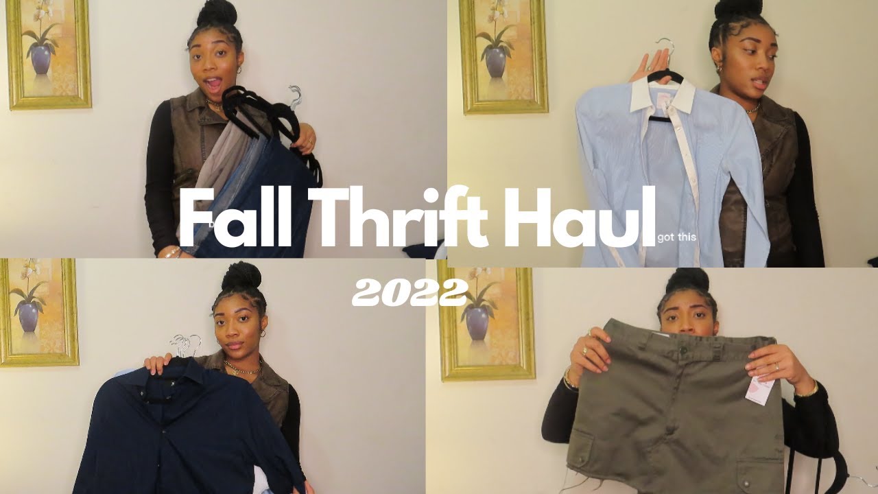 fall thrift haul 2022 - YouTube