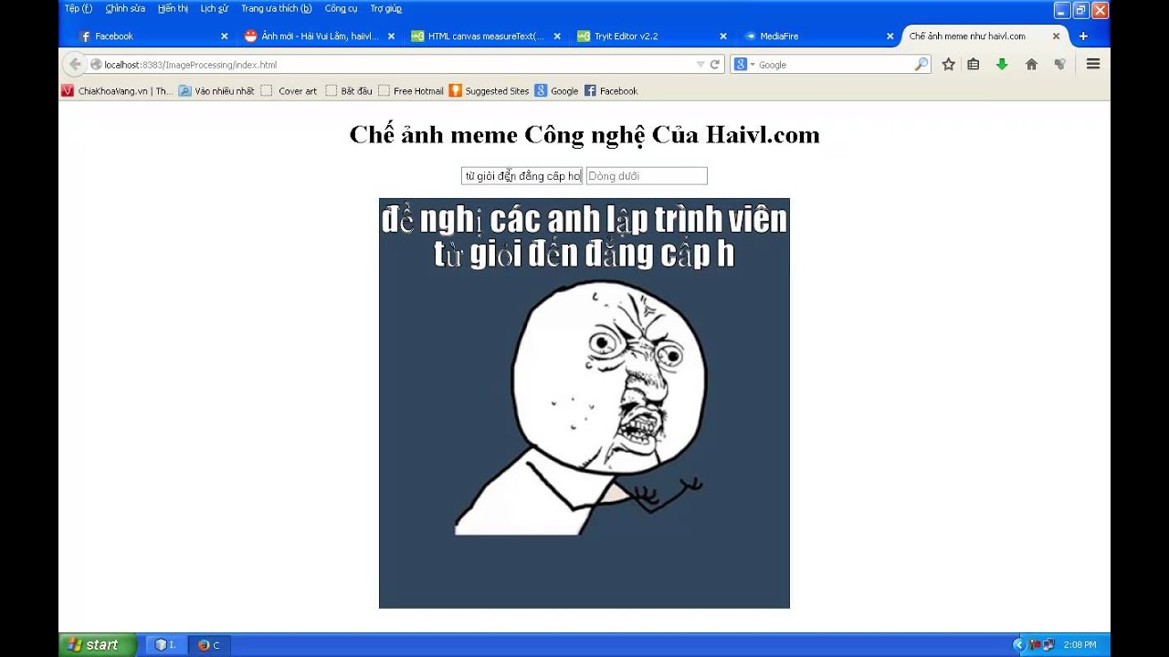 [html jquery]source code ứng dụng chế ảnh như Haivl.com - YouTube
