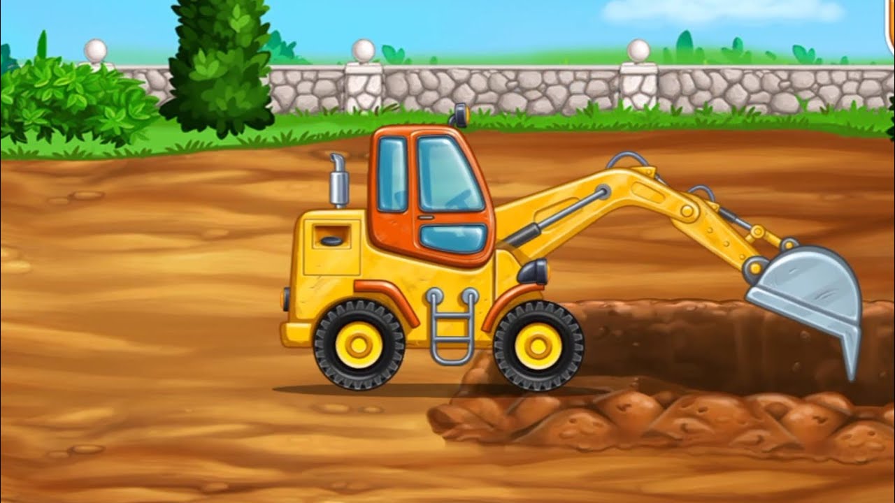 build a house kids game play video - YouTube