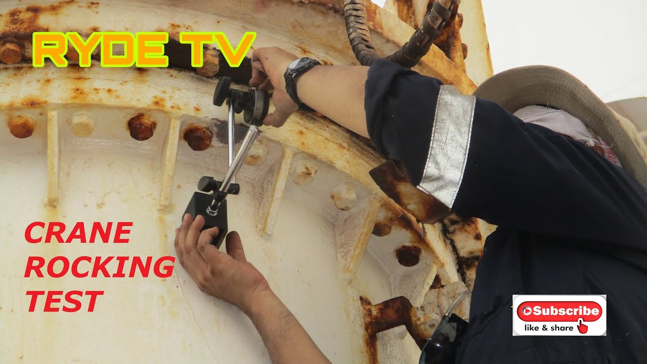CRANE ROCKING TEST - YouTube