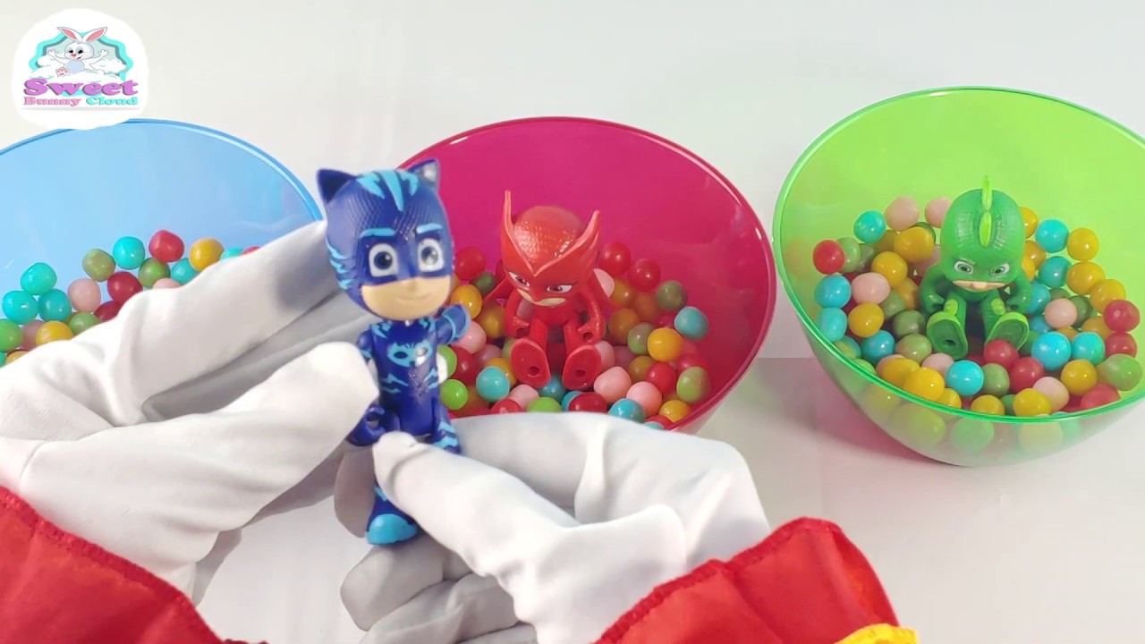 PJ Masks | Sweet Bunny Cloud | Lemonade Candy in Bowls | Nursery Rhyme ...