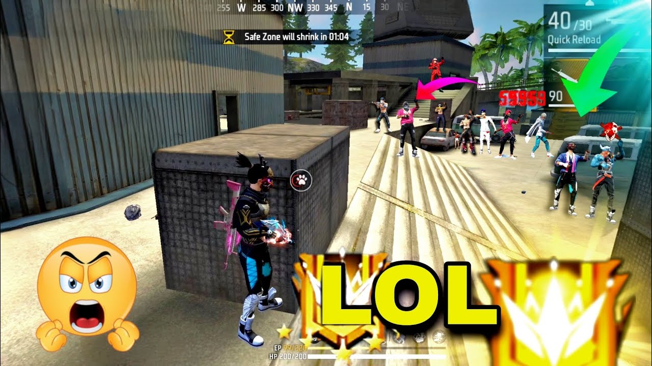 Glitch fire Makes you a Hacker 🔥solo🤬Squad Best Game play GARENA free ...