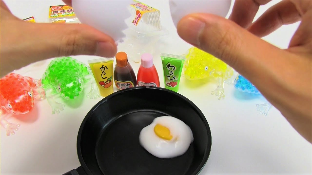 ASMR Squishy #169 Orbeez Frogs and Weird Slime 1 Dollar Squeeze - YouTube