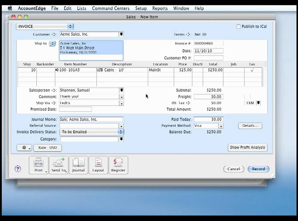 Creating an Invoice from a Bill - YouTube