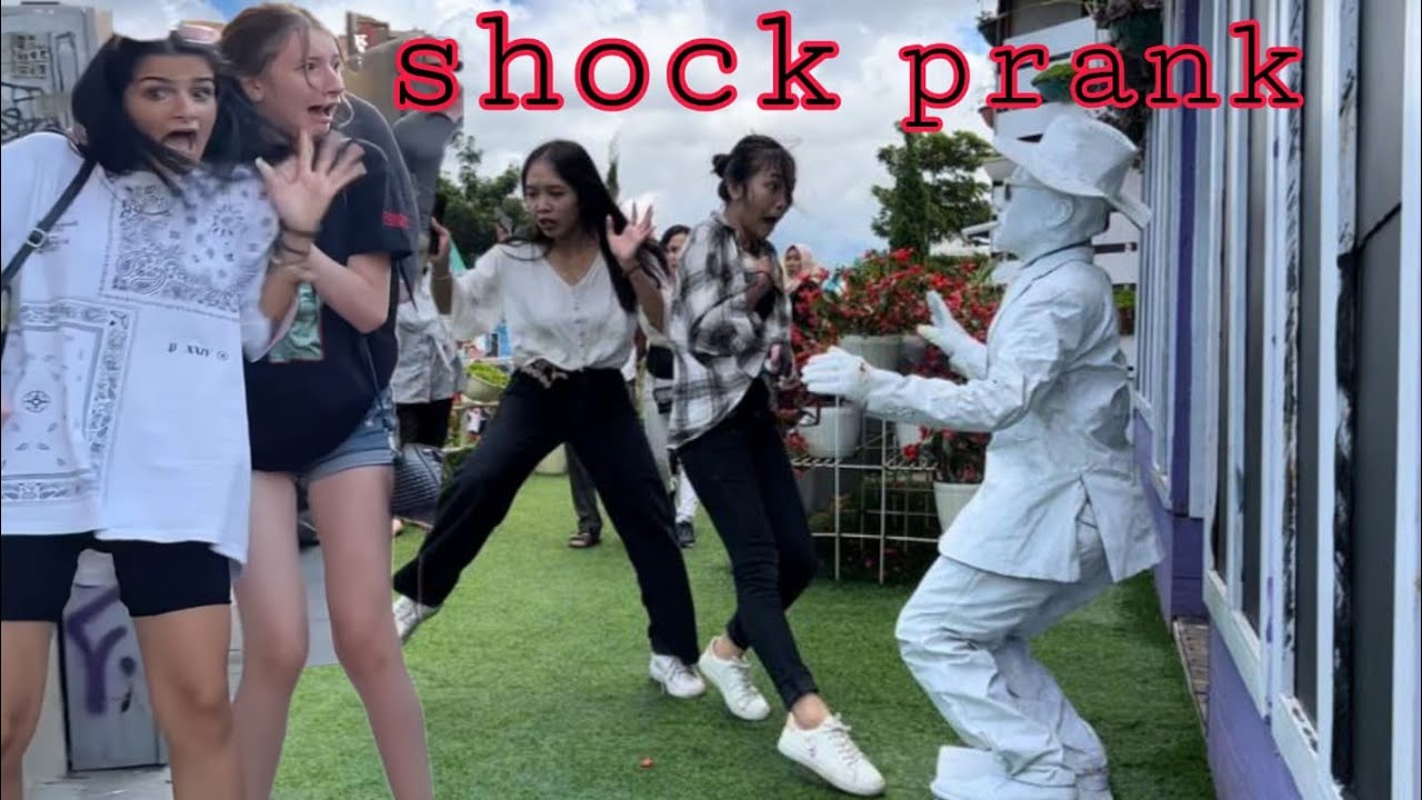 #cowboy_prank best cowboy prank 😂by Human statue prank part 4! Prank ...