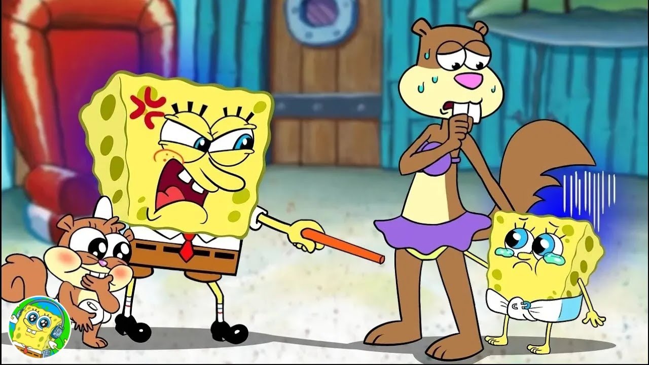 Unstable SpongeBob Family, Baby Spongebob has no Father!? || Spongebob ...
