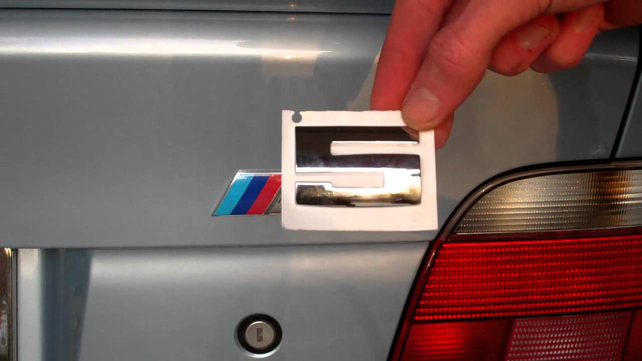 Bmw E39 M5 Rear Logo