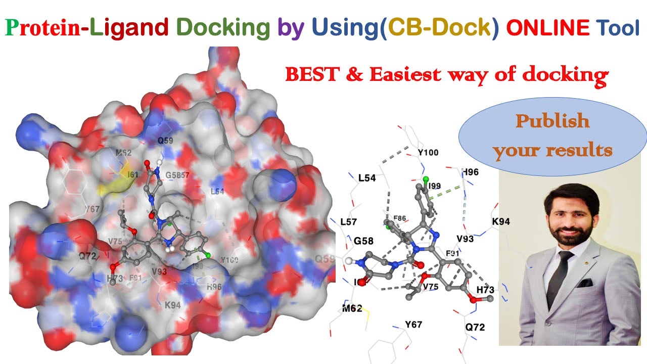 Perform docking ONLINE in 5 MINUTES |CB-Dock |Cavity-detection Blind ...