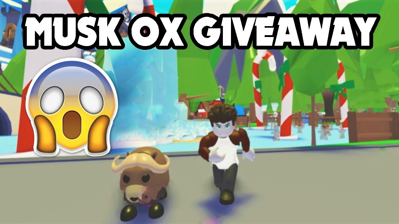 LIMITED PET MUSK OX GIVEAWAY (Roblox Adopt Me) - YouTube