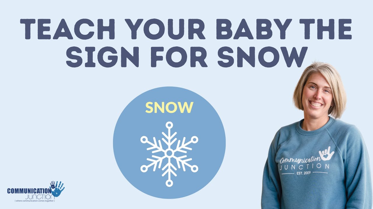 Teaching the ASL Sign for SNOW | Baby Sign Language Made Simple - YouTube