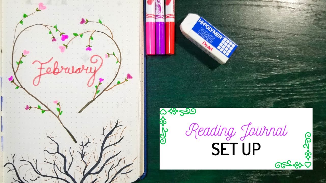February Reading Journal Set Up - YouTube