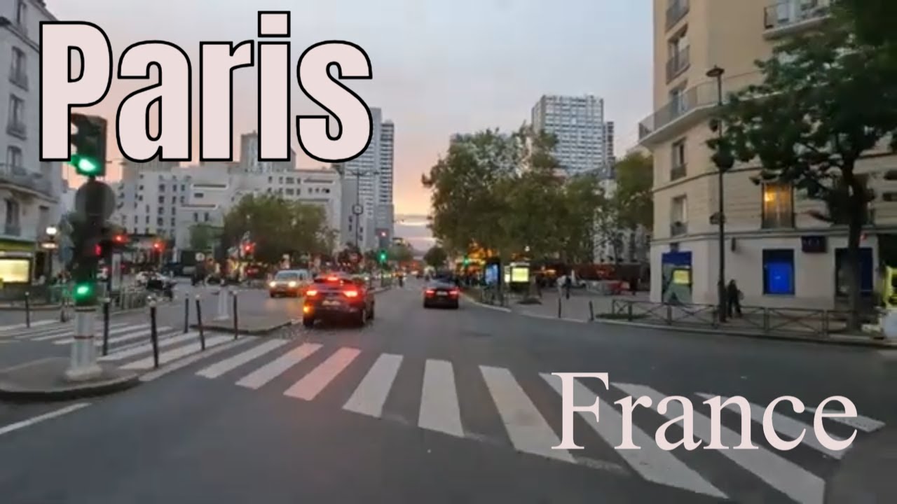 Paris 4k - Driving- French region - YouTube