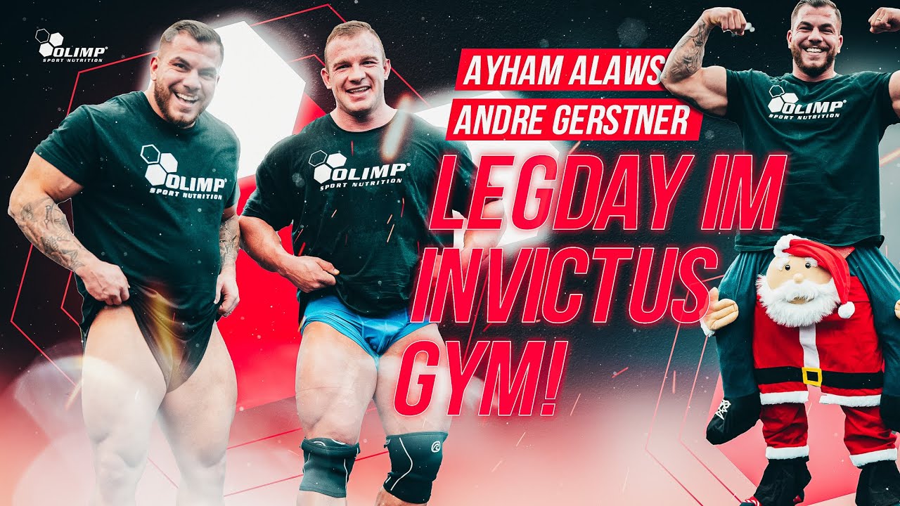 Ist das noch #Bodybuilding oder schon Comedy? - Andre und Ayham trainieren Beine im Invictus Gym ...