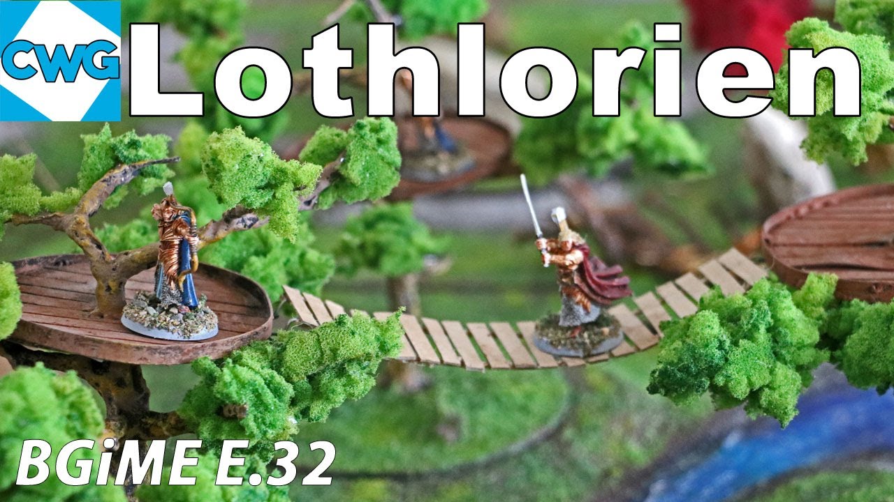 EPIC Lothlorien playable terrain || Elven Platforms from Middle-earth ...