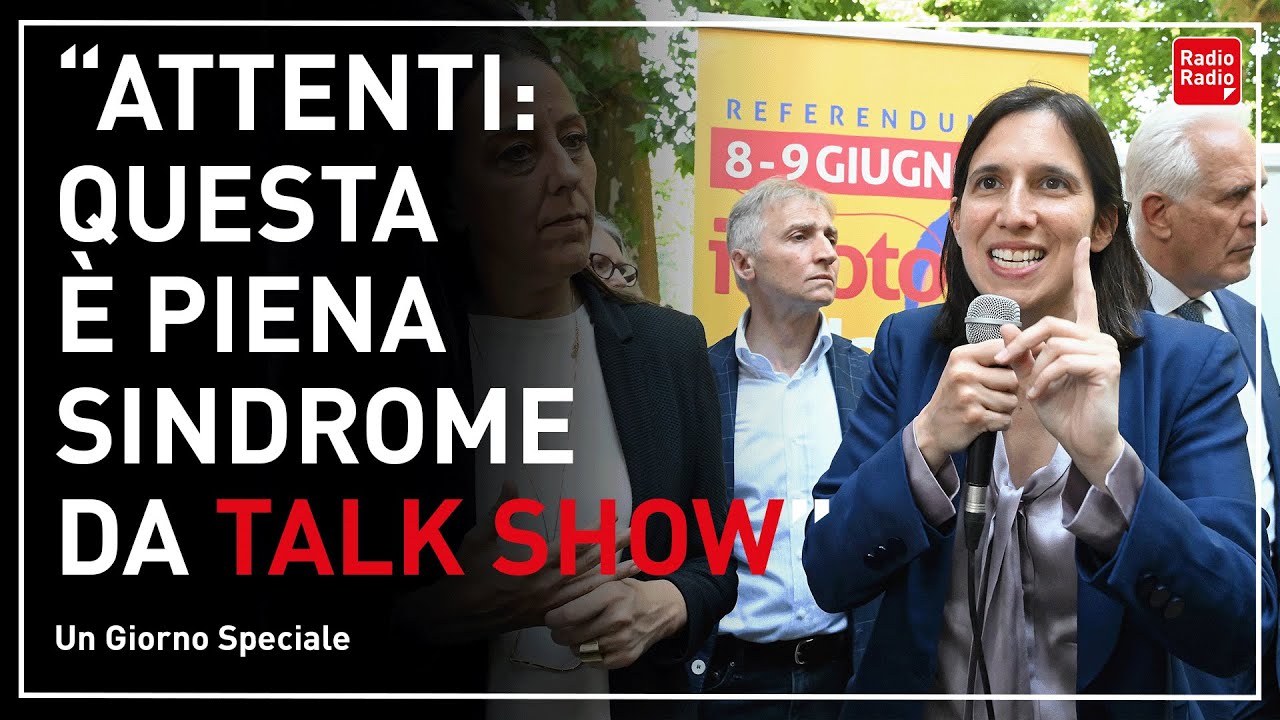 SCHLEIN "RUGGISCE" VS MELONI SUL REFERENDUM MA SCIVOLA SULLA ...