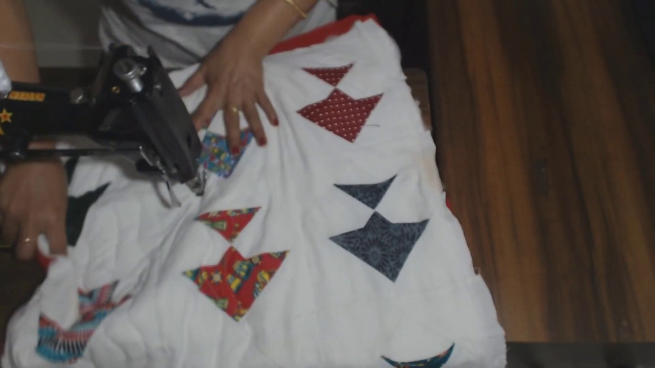 MAKE QUILTING - NEW PATCH WORK PATTERN#10 STEP BY STEP-TUTORIAL-PART-2 - YouTube