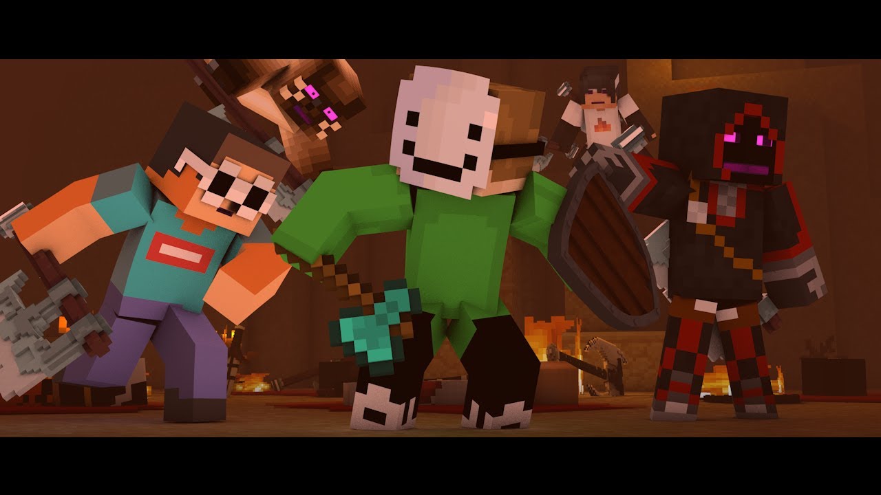 Minecraft Manhunt Animated Music Video - "LOST" - YouTube
