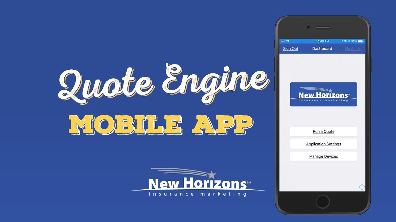 New Horizons Mobile Quoting Tool for Medicare and More - YouTube