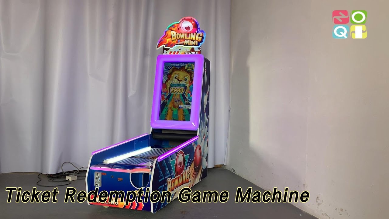 Prize Redemption Game Machine Arcade Video Bowling For Amusement - YouTube