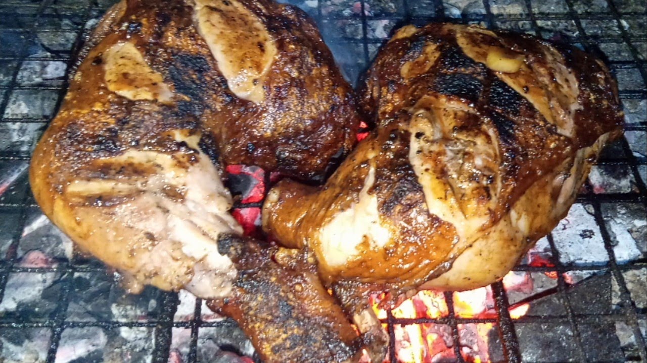 GRILLED CHICKEN LEG QUARTER | Filipino dish | inihaw na manok - YouTube