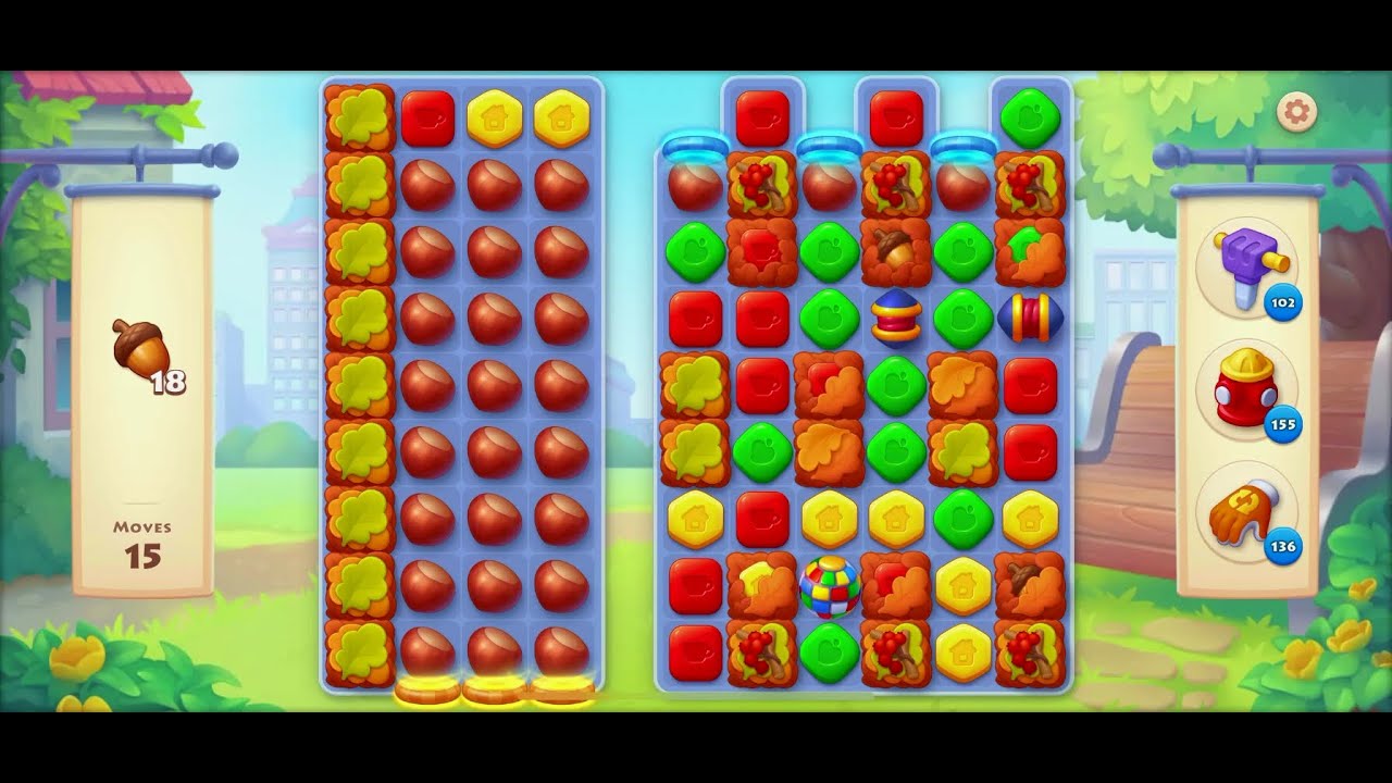 TOWNSHIP Colorful Puzzle Match -3 game level # 1831 - YouTube