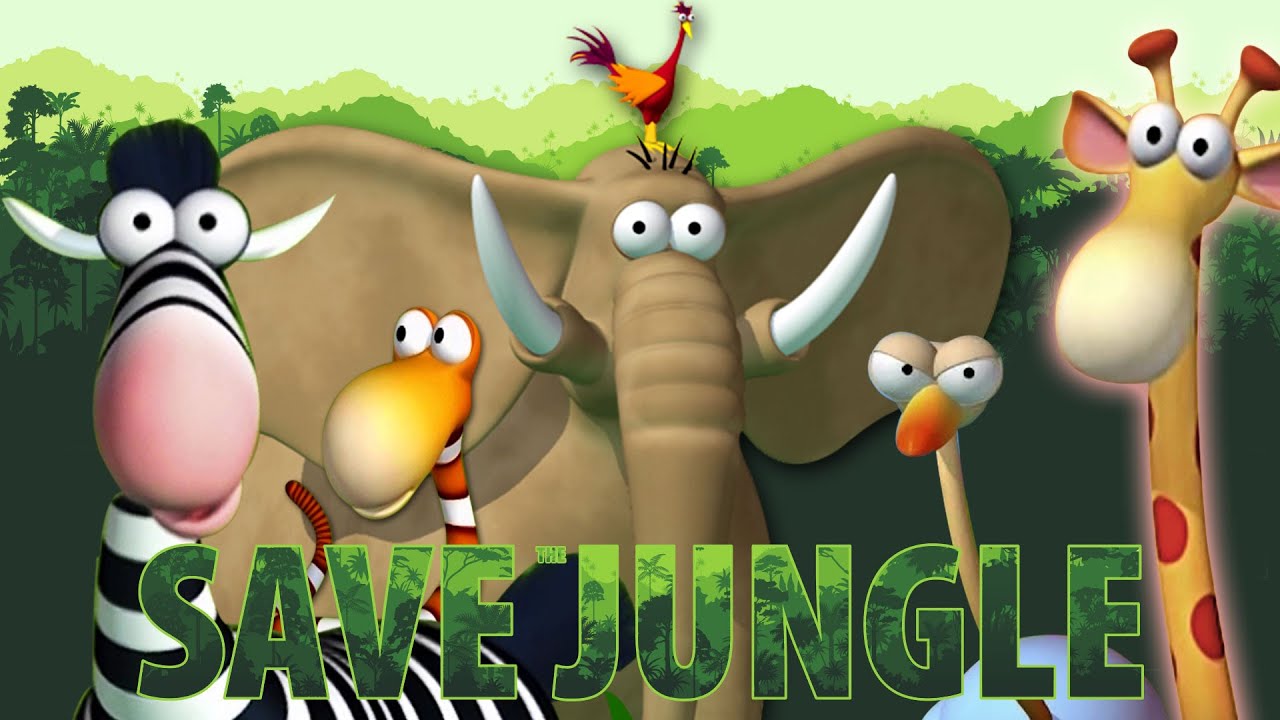 Gazoon | Save the Jungle | Funny Animal Cartoon For Kids - YouTube