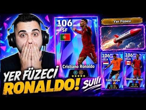 SIUU!! Yer Füzeci 106 Ronaldo, J.David & Gakpo 🚀🔥 Top Açılımı + Deneme! eFootball Mobile 2026