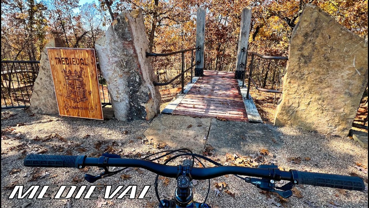 MTB lap down the NEW Medieval Trail at the Castle - Bentonville ...