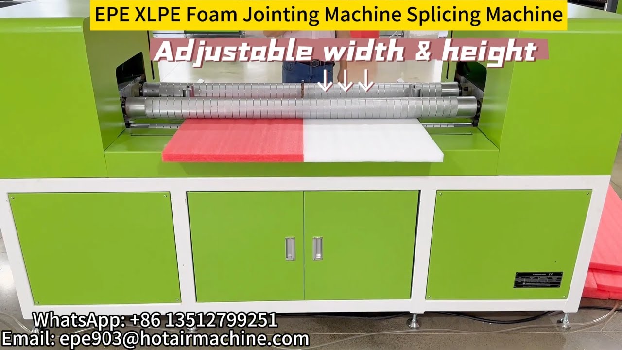 EPE XLPE Foam Jointing Machine | Splicing Machine - YouTube