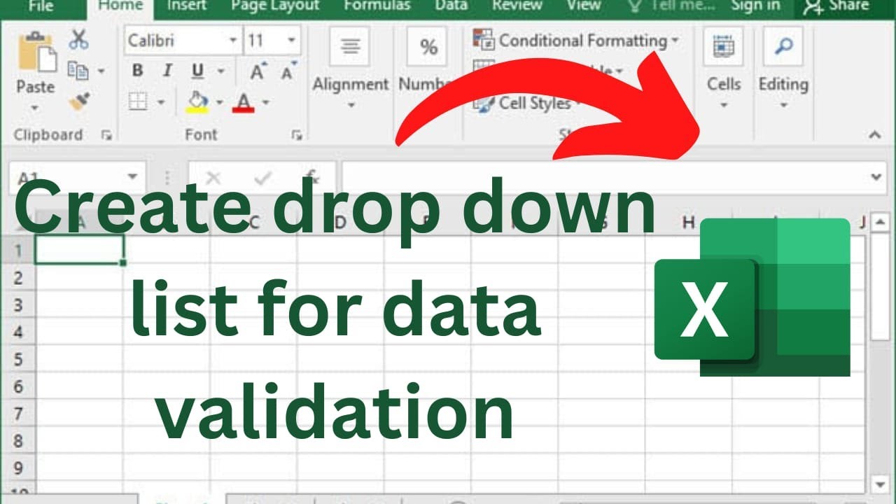 Create drop-down list for data validation in Excel |**TechLearning_Hub ...