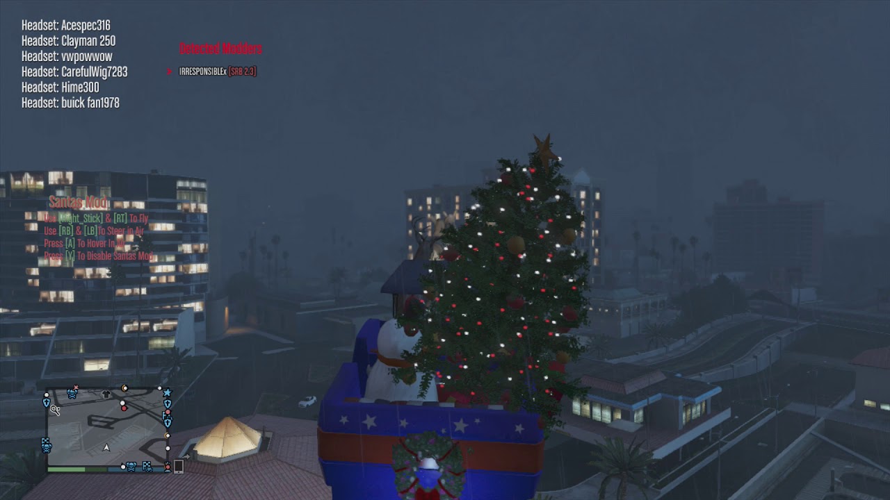 GTA V Mod Santa's Sleigh - YouTube