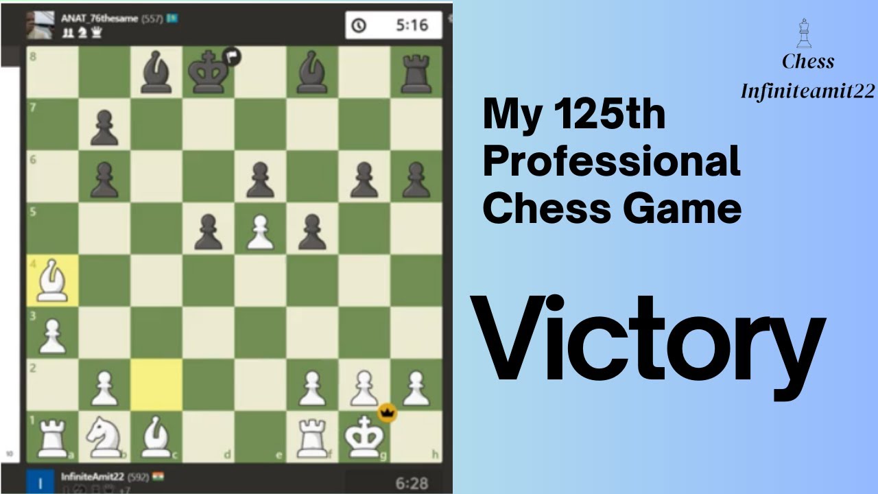 Victory I My 125th professional Real Chess Game I Learn Chess I # ...