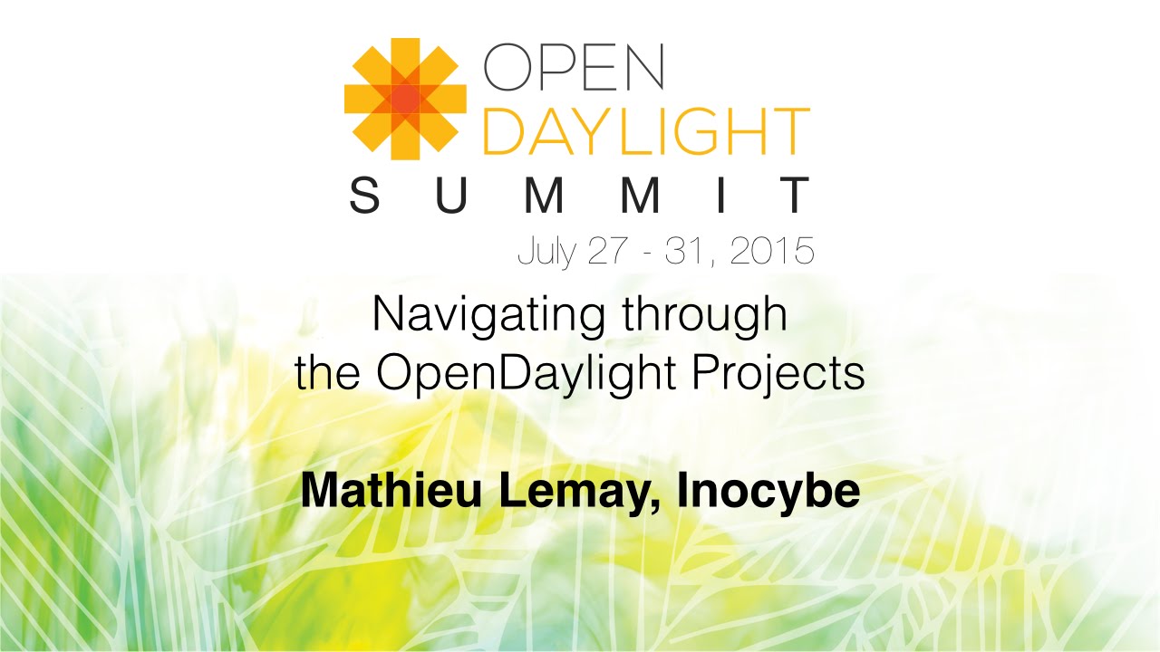 Navigating through the OpenDaylight Projects - YouTube
