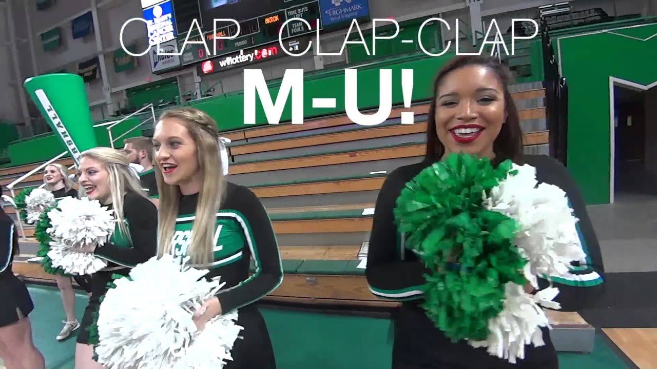 Marshall Basketball Cheers 101 - YouTube